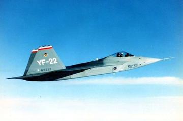 美国YF-22战斗机-抖音百科
